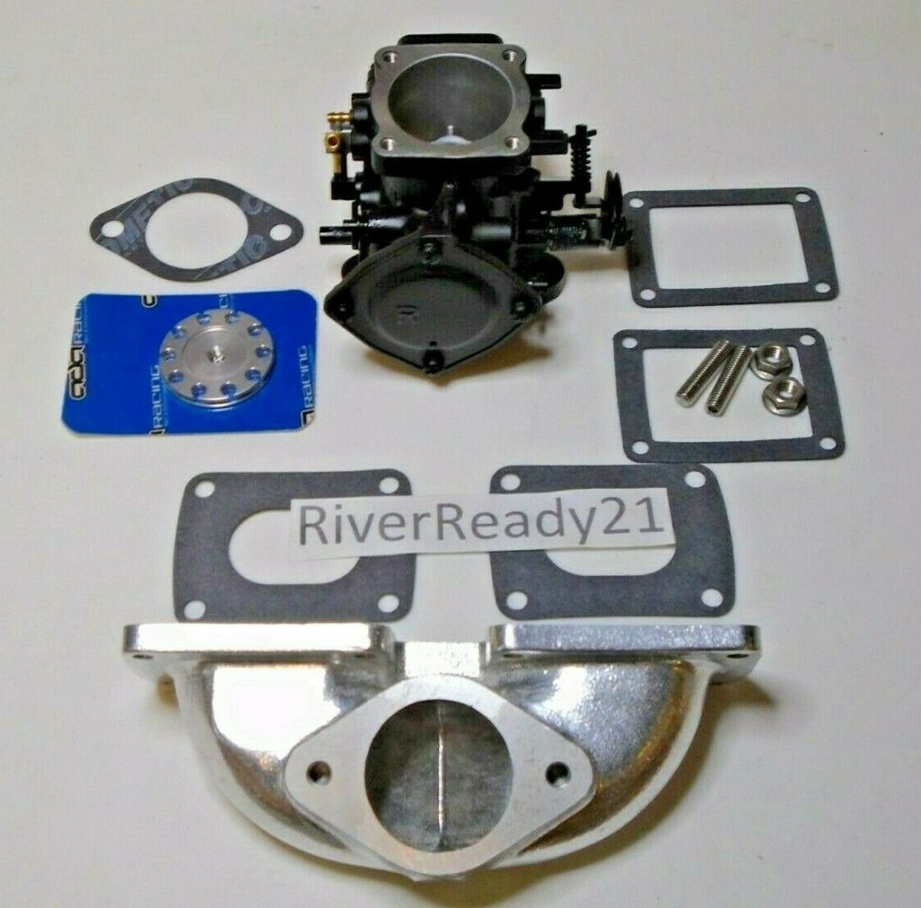 Kawasaki 650 Jet-Ski Mikuni 44 sbn Carb-Intake-Manifold upgrade 650-sx ...