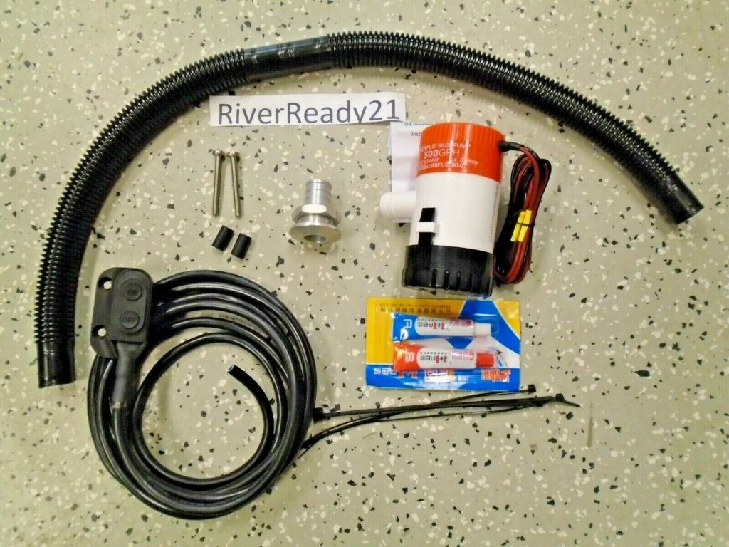 Kawasaki 650-sx 650-x2 650sx x2650 750xi Jetski Bilge Pump Kit w bar ...