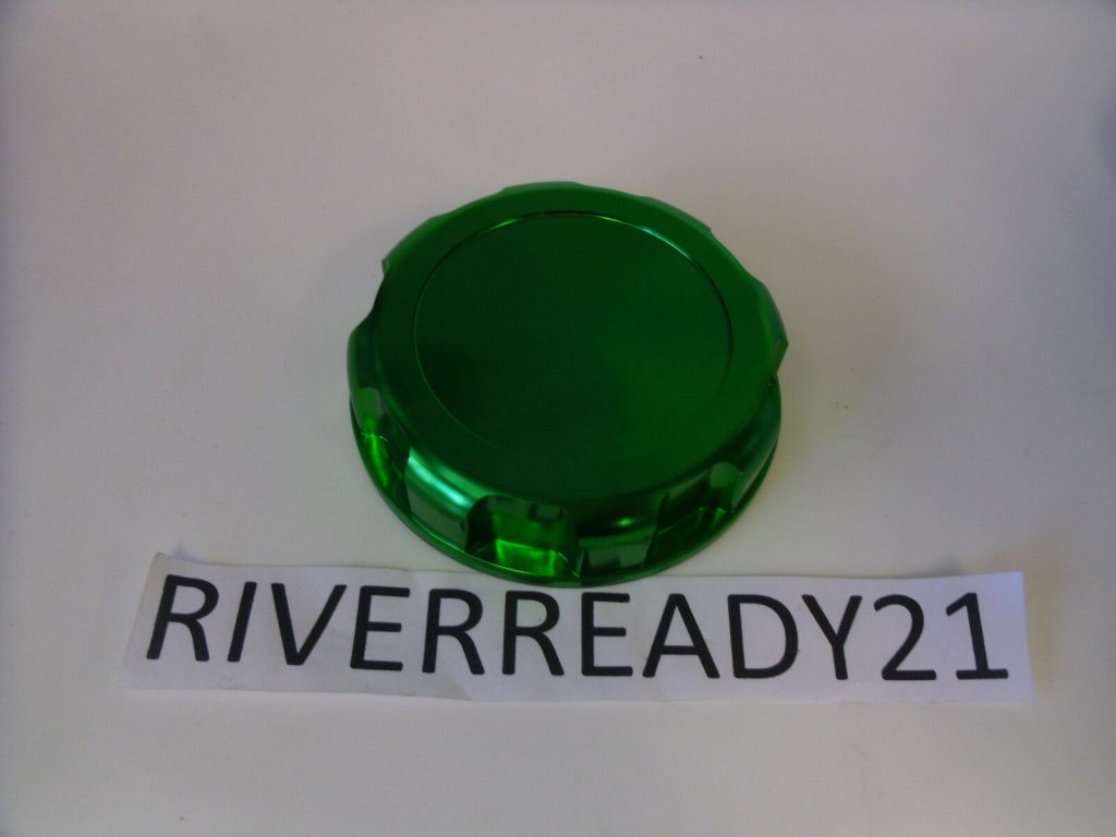 Kawasaki 550 650 750 800 sx x2 sxr Jet-Ski Billet Gas Fuel Cap Green ...